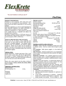 SDS (MSDS) Sheets – JES Supply Company
